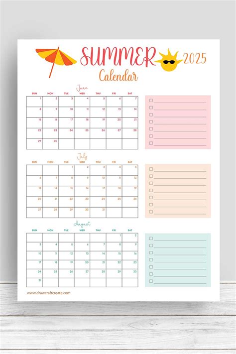 Free Printable 2025 Mini Calendar Card Draw Craft Create