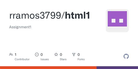 Pull Requests · Rramos3799 Html1 · Github
