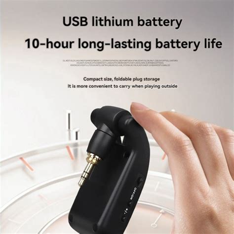 TECHCHIP GHz Wireless Guitar Transmitter Receiver Wireless Guitar System For Violin Keyboard