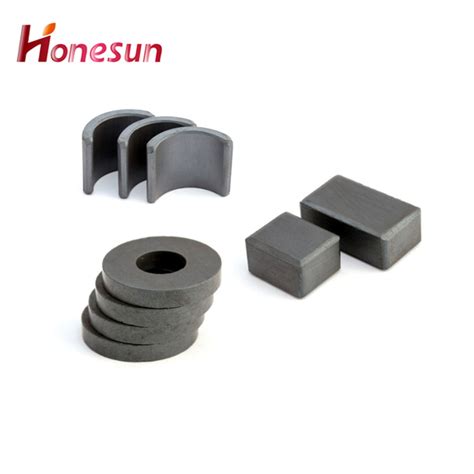 China Disc Arc Ring Block Ceramic Black Y35 Ferrite Magnets Permanent