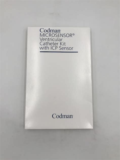 Codman 626653us Microsensor Ventricular Catheter Kit Wicp Sensor X Gb Tech Usa Codman 626653us Microsensor Ventricular Catheter Kit Wicp Sensor X Gb Tech Usa