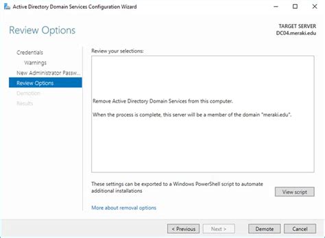Demote A Windows Server 2016 Domain Controller Dimitris Tonias