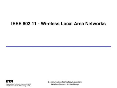 Ppt Ieee 802 11 Wireless Local Area Networks Powerpoint Presentation Id 5796065