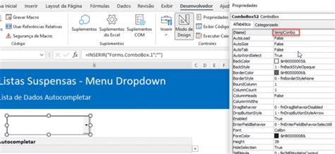 Lista De Dados No Excel Dropdown Excel Guia Do Excel