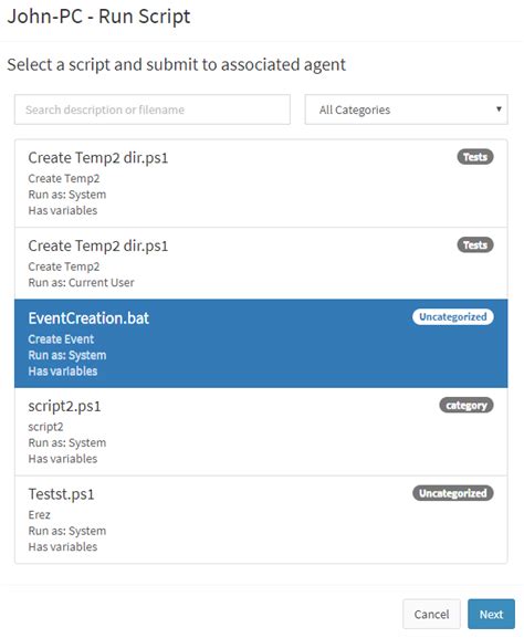 Use Script Variables Atera Support