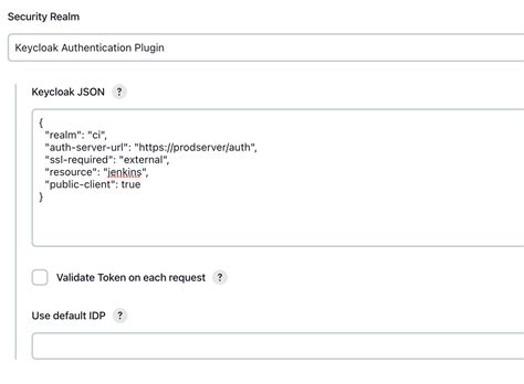Keycloak Authentication Jenkins Plugin