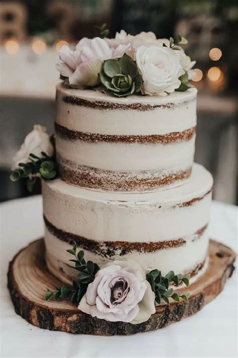 Naked And Semi Naked Wedding Cakes We Love Naked Wedding Cakes