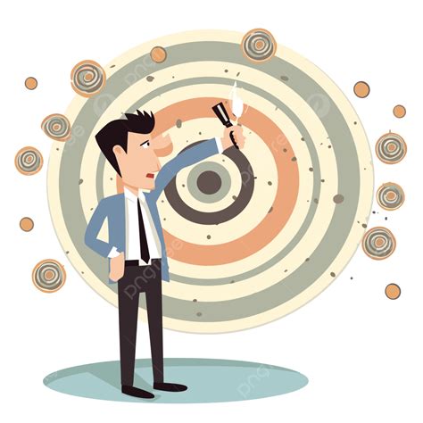 目標剪貼畫商人拿著獵槍 周圍有圓圈 坐在白色背景卡通片上 向量 目标 剪貼畫 卡通片向量圖案素材免費下載，png，eps和ai素材下載