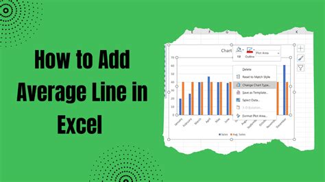 How To Add Average Line In Excel The Best Guide Earn And Excel