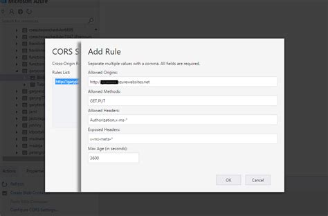 Javascript Authorization Of Azure Storage Service Rest Api Stack