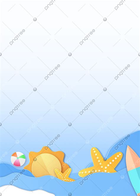 파란 종이 잘라 여름 배경 푸른 종이 절단 여름 무료 다운로드를위한 배경 이미지