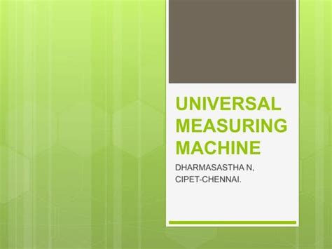 Coordinate Measuring Machine Ppt Physics Science