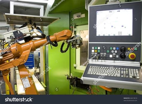 Part Cnc Milling Machine Control Panel Stock Photo 46413610 Shutterstock