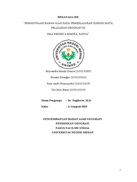 Rekayasa Ide Pengembangan Bahan Ajar Geografi Pdf