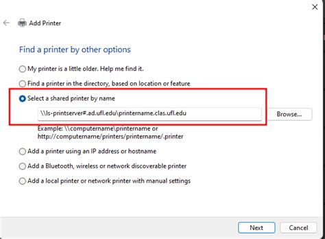 Add A Network Printer In Windows CLAS IT