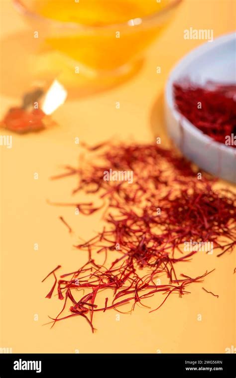 Beautiful Images Of Saffron Saffron Pictures Saffron Drinks High Quality Images Stock Photo