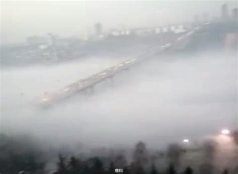 鄭州大霧 鞏義隴海橋如夢幻一般 每日頭條
