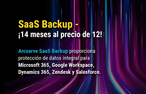 Prueba Arcserve SaaS Backup