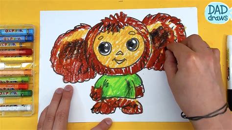 How To Draw Cheburashka Youtube