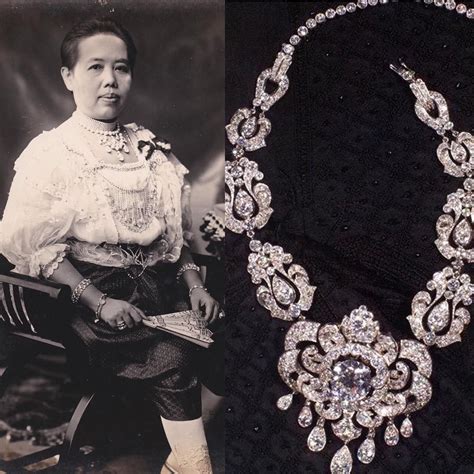 เรื่องเล่า ความอลังการของชุดเครื่องเพชรสมเด็จพระพันปีหลวง เครื่องเพชร สมเด็จพระศรีพัชรินทราบ