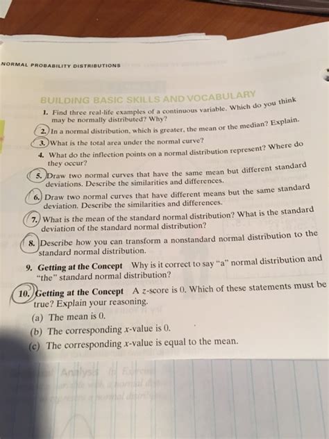 Solved Find Three Real Life Examples Of A Continuous