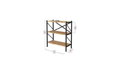 Метална етажерка 3 Shelves ТК Мебел