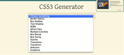 5 Useful Css3 Tools And Generators
