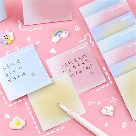 Gradient Shade Sticky Notes The Blingspot Studio