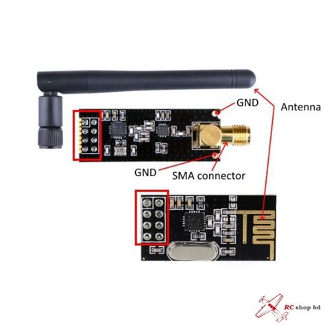 2 4GHz Wireless Module NRF24L01 RC Shop Bd