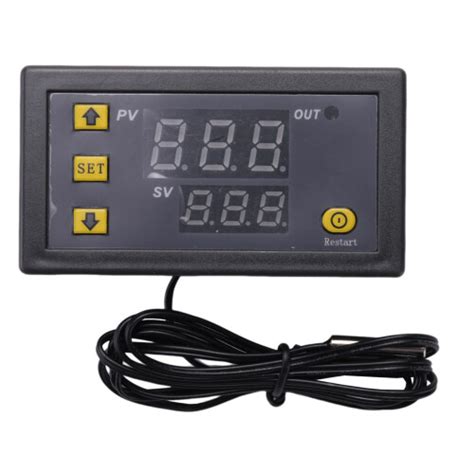 W3230 Probe Line 20A Digital Temperature Control LED Display Thermostat Heat Cooling Control