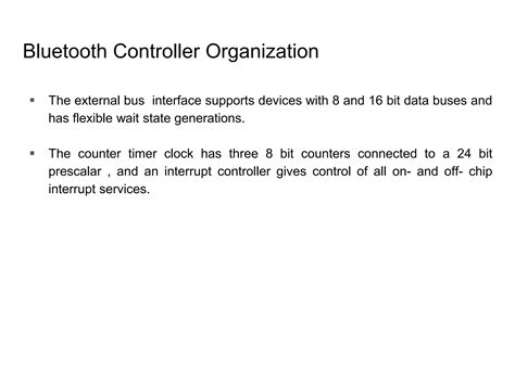 Vlsi Bluetooth Baseband Controller Pptx