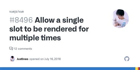 Allow A Single Slot To Be Rendered For Multiple Times · Issue 8496