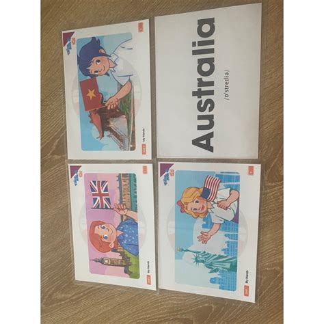 Flashcard English Grade 4 Primary School 2 Global Sucess Latest School Year 2023 2024 Shopee