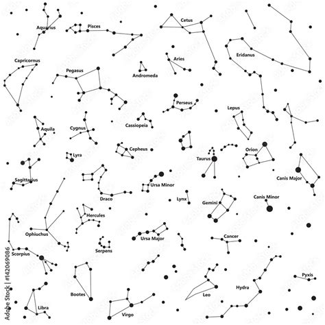 Распечатать Созвездия На Формате А3 Для Детей - Картинки рисунки