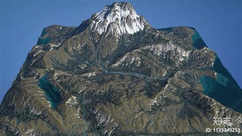 现代景观山体地形su模型下载【id 1135349253】 知末su模型网
