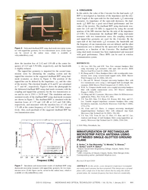 Pdf Miniaturization Of Rectangular Microstrip Patches Using Genetic