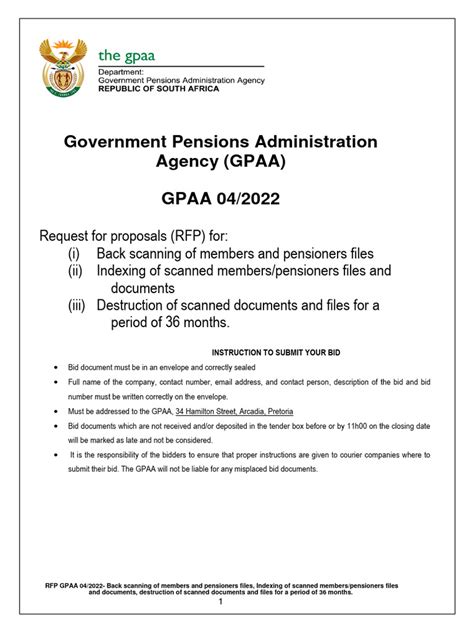 rfp for scanning and indexing of documents pdf request for proposal