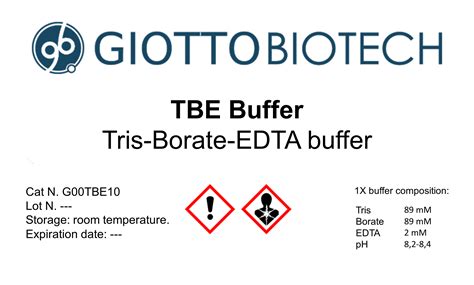 Tbe Buffer 10x Giotto Biotech Custom Protein Service