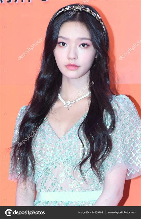 Chinese Actress Lin Yun Attends Show Campaign Beijing China July Stock Editorial Photo