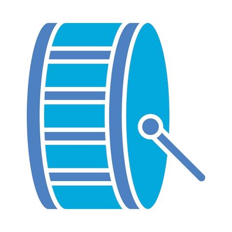 드럼 아이콘 프리미엄 벡터