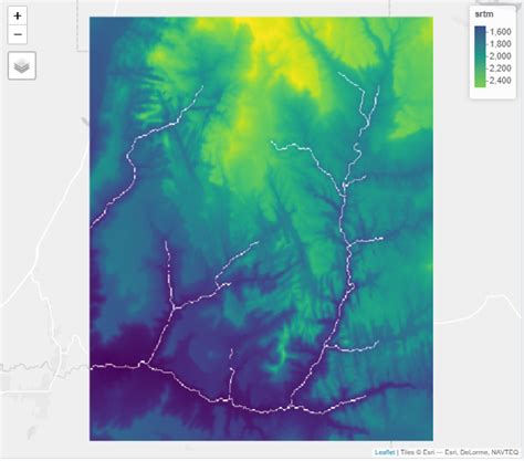 Elevation Flow Accumulation On Grid In R Geographic Information