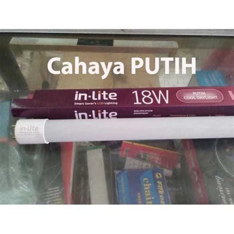 Jual Lampu TL LED Neon LED T W Cm IN LITE Kaca Tube In Lite Inlite Putih Di Seller
