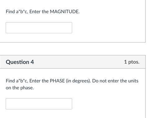 Solved Given The Vectors A B And C Find Find A B C Chegg Com