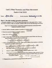 Earth Lab Pdf Course Hero