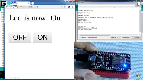 Learn Controlling Led Lights On A Webserver Using Nodemcu