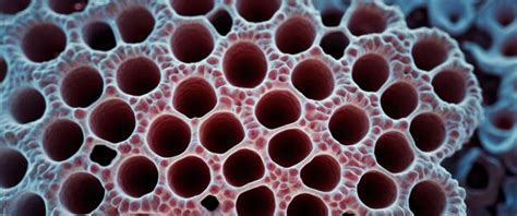 Microscopic View Of Clusters Of Chondrocytes In Defined Round Cavities Premium Ai Generated Image