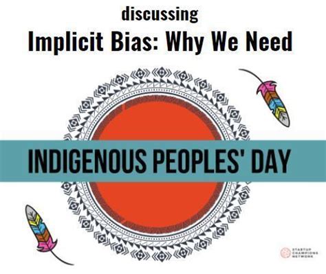 Implicit Bias Why We Need Indigenous Peoples Day Maynard Public Schools