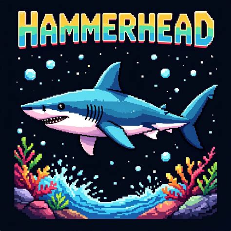 Shark Pixel Art Generate Pixel Art Sharks With Ai