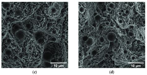 Fracture Surfaces At Different Magnifications Of T C A B And T C D