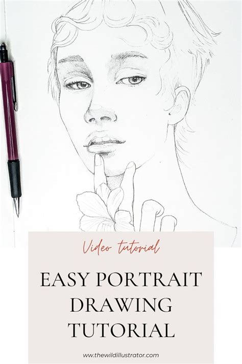 How To Draw A Portrait Using Basic Shapes Portrait Drawing Easy